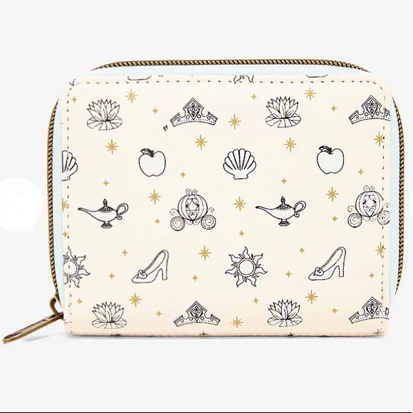 Disney | Bags | Loungefly Disney Princess Icons Mini Backpack Zip ...